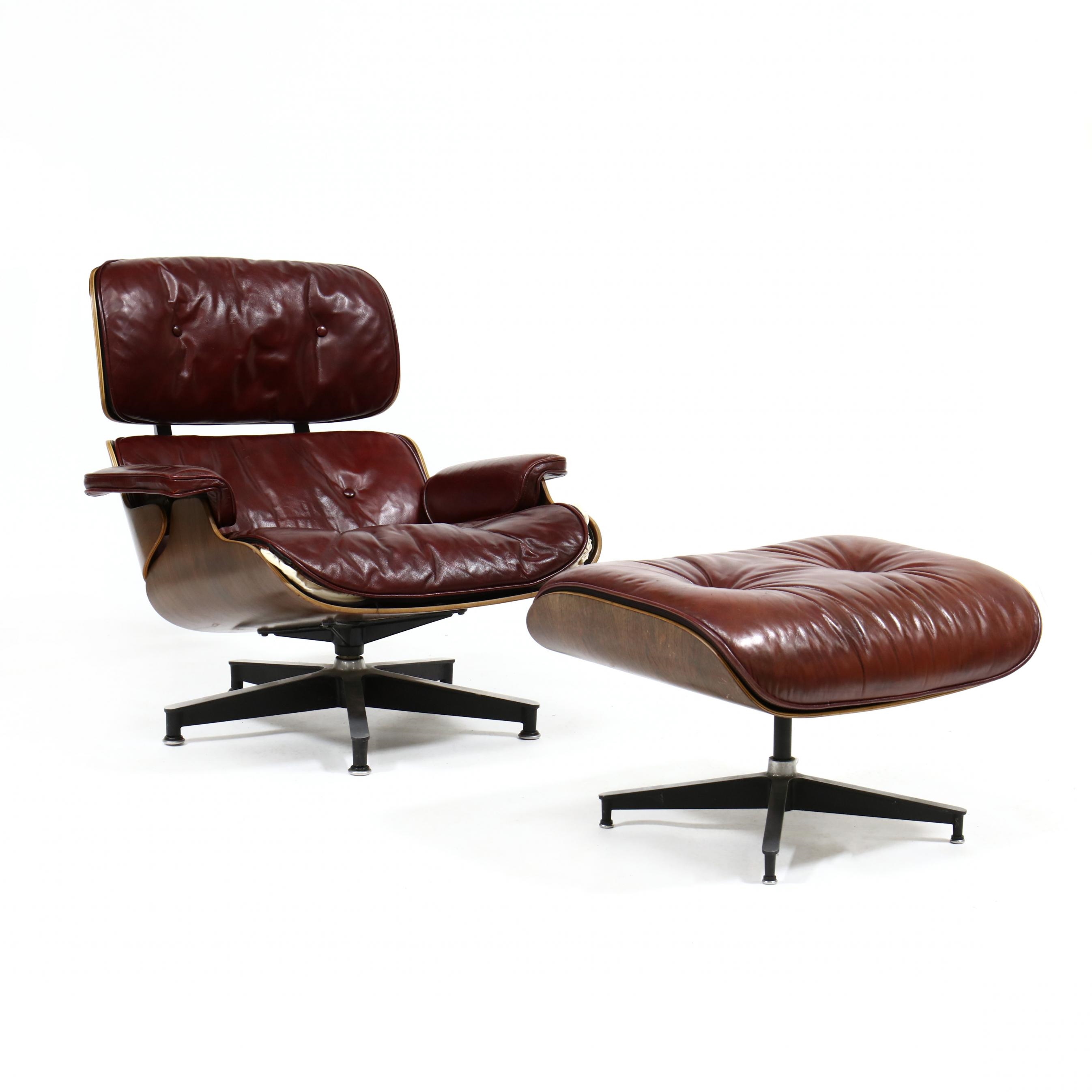 Charles & Ray Eames | Lounge Chair and Ottoman (Circa 1970) | MutualArt