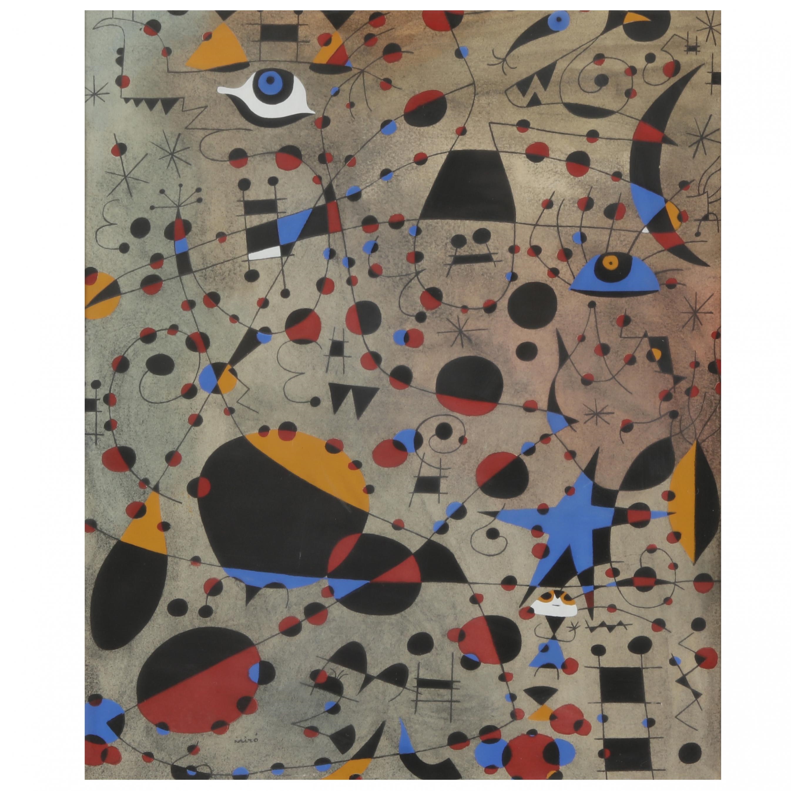 Joan Miró | Constellations: Le 13 l'échelle a frôlé le firmament (1959 ...