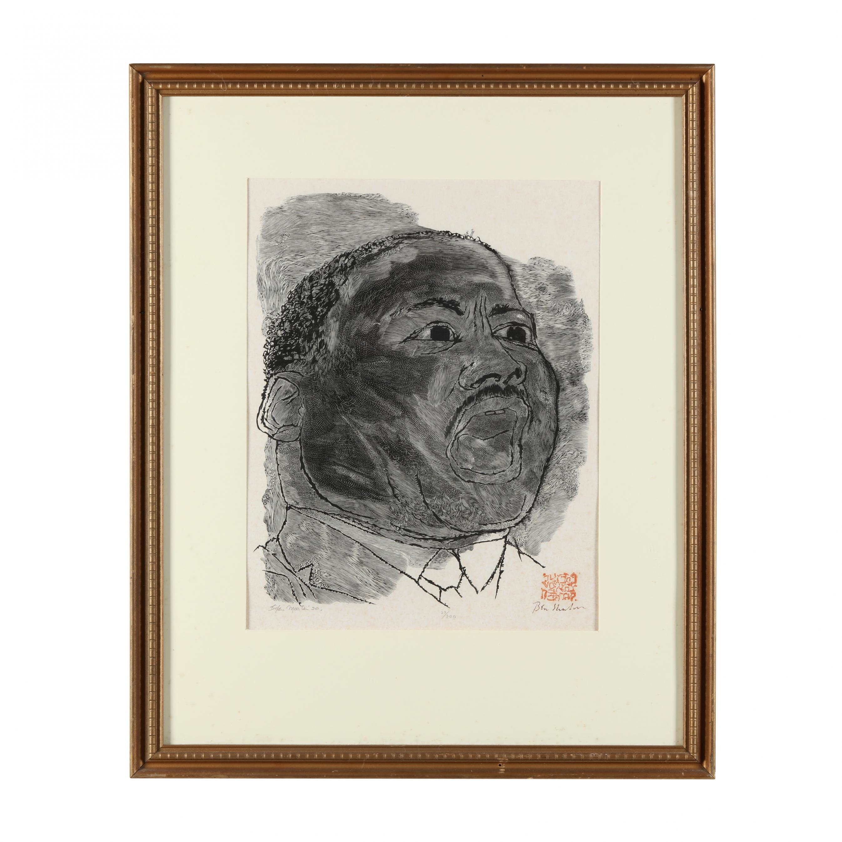 Ben Shahn | Martin Luther King (1966) | MutualArt