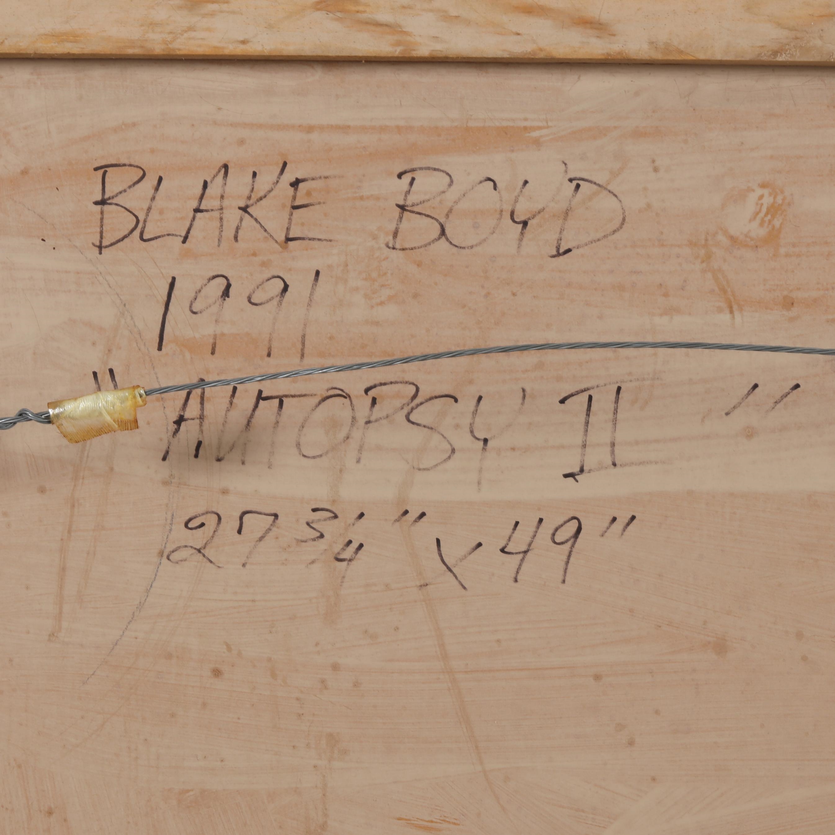 Blake Boyd | Autopsy II (1991) | MutualArt