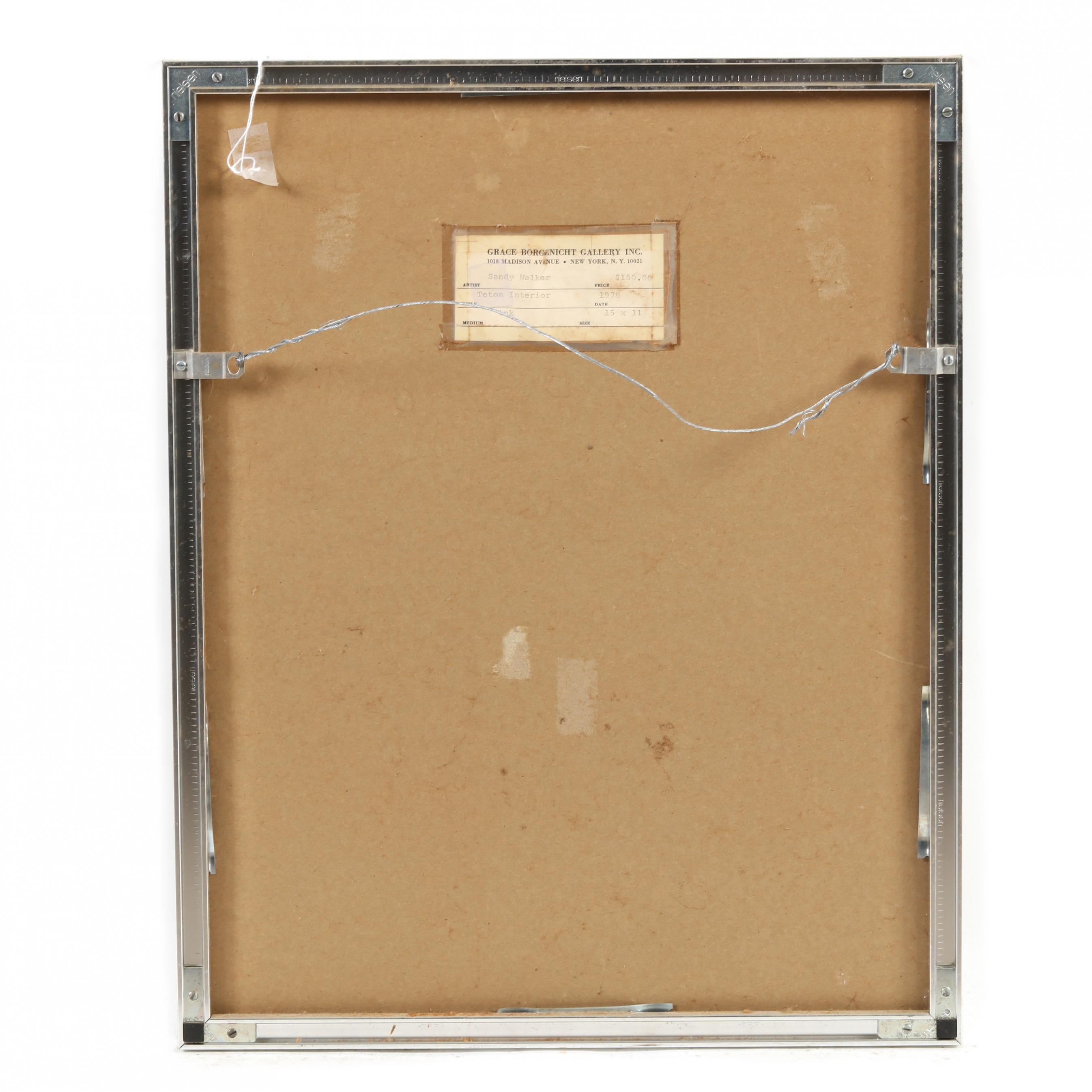 Sandy Walker | Teton Interior (1978) | MutualArt