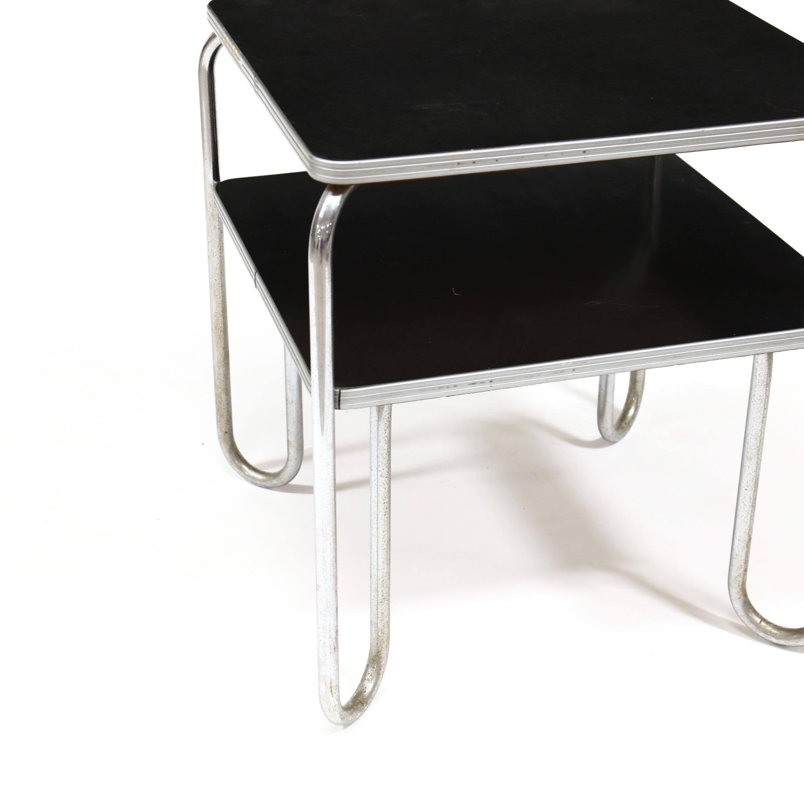 Wolfgang Hoffman | Art Deco Two-Tiered Table (1930s) | MutualArt
