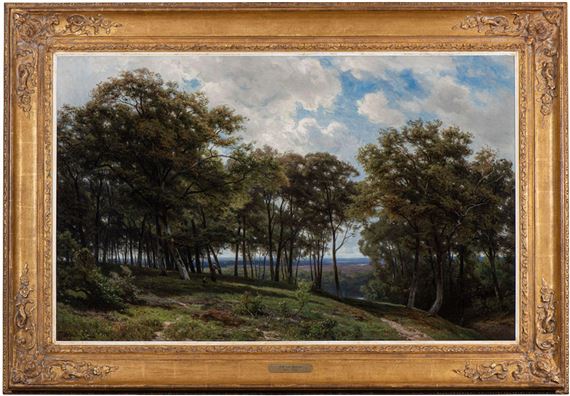 Jan Borselen | Mother and child in a forest around Doorwerth (1882 ...