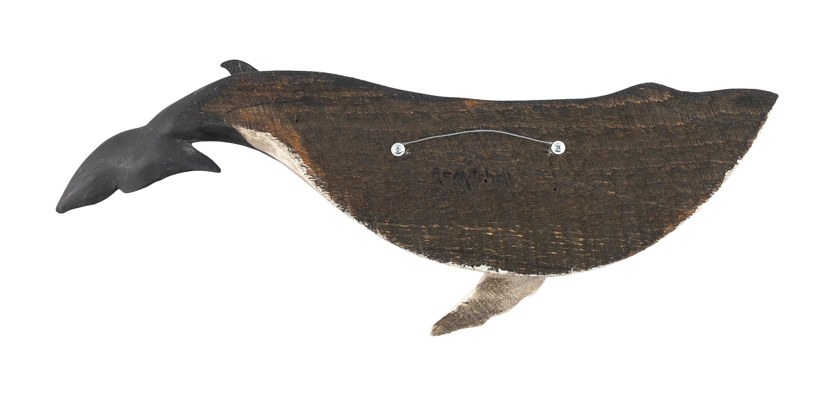 Roger Mitchell | ROGER MITCHELL CARVED WOODEN HUMPBACK WHALE | MutualArt
