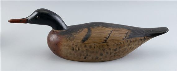 Roger Mitchell | ROGER MITCHELL CROWELL-STYLE MERGANSER DRAKE DECOY ...