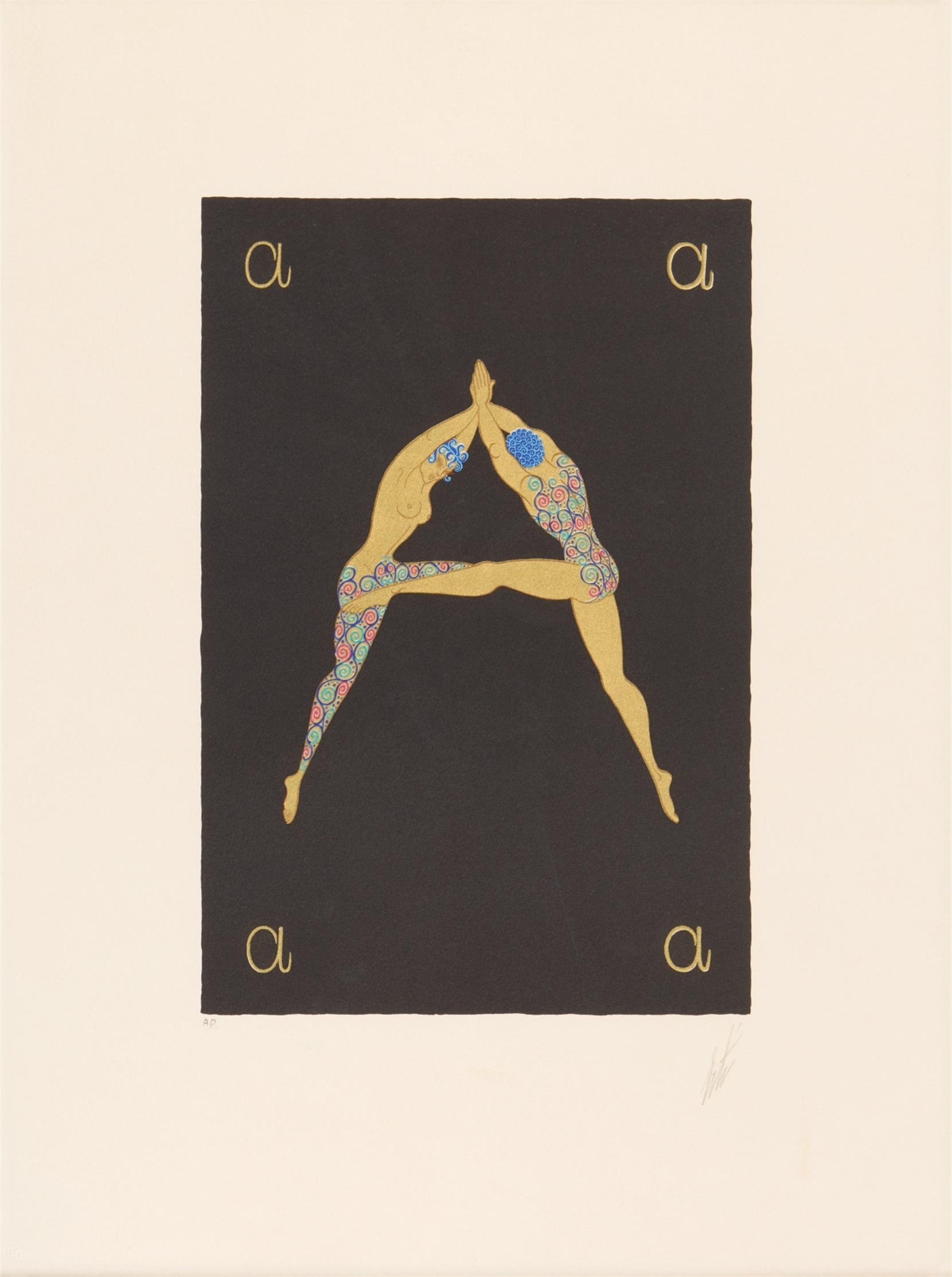Erté | THE ALPHABET | MutualArt