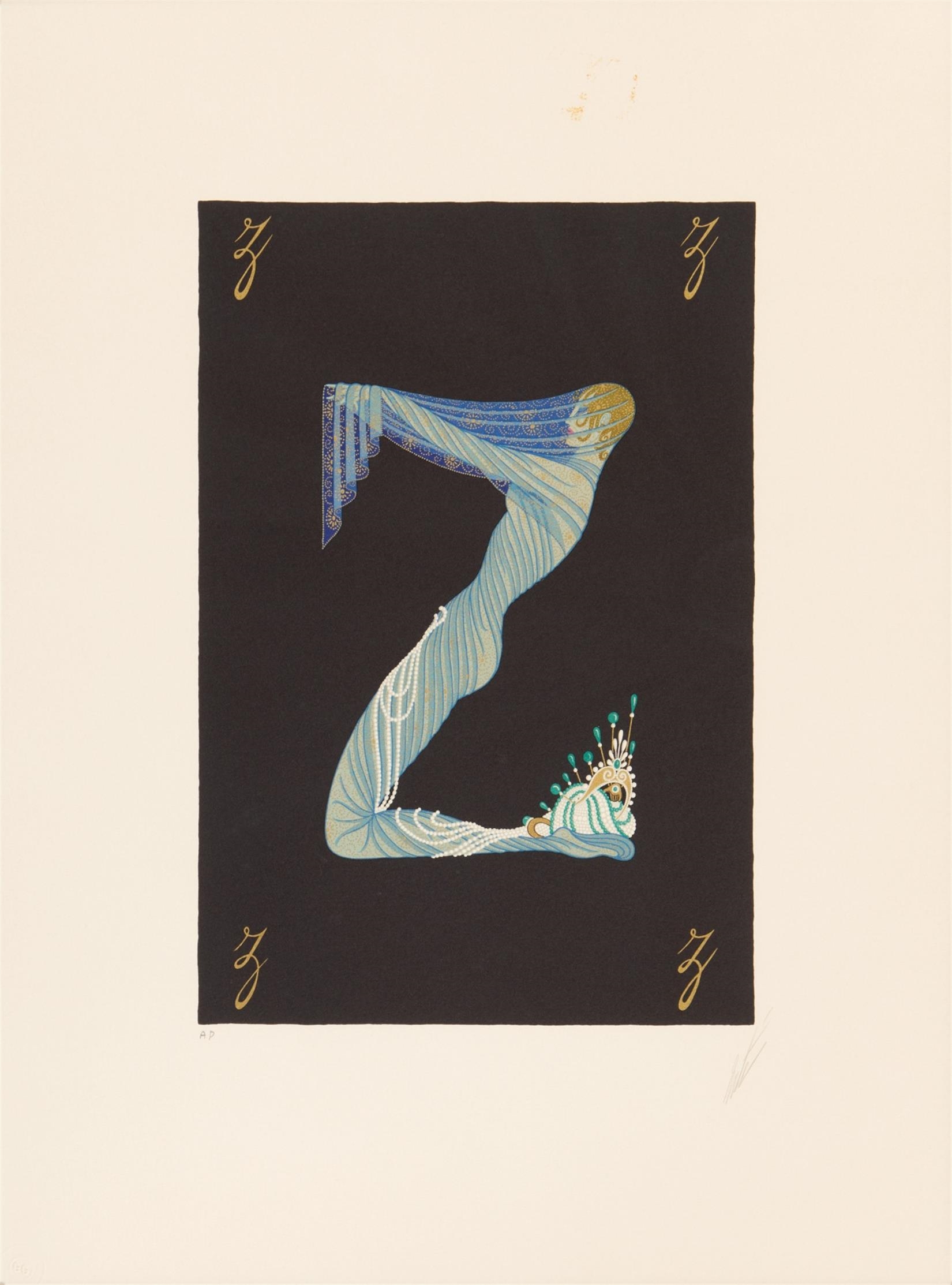 Erté | THE ALPHABET | MutualArt