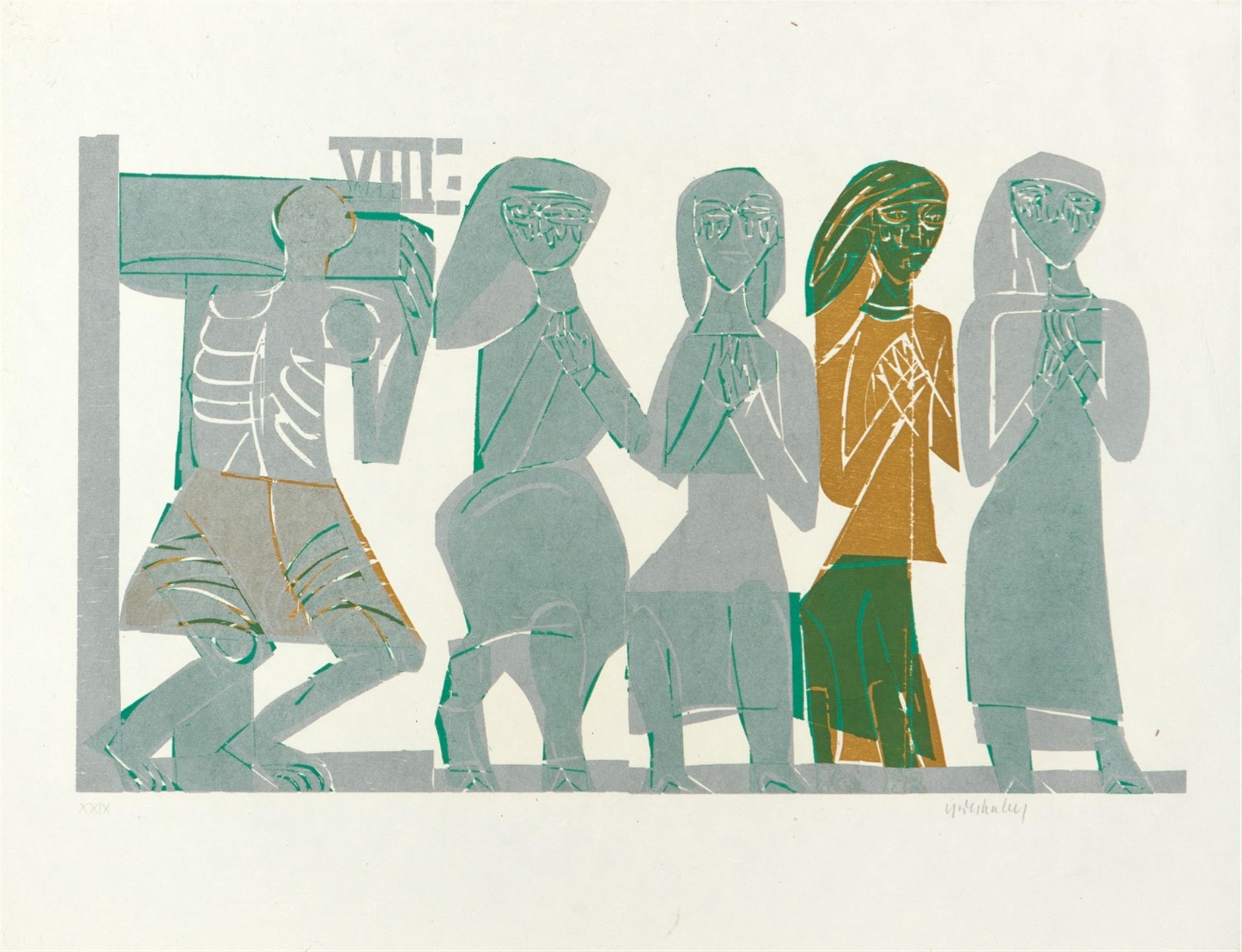 HAP Grieshaber | POLISH WAY OF THE CROSS (1967) | MutualArt