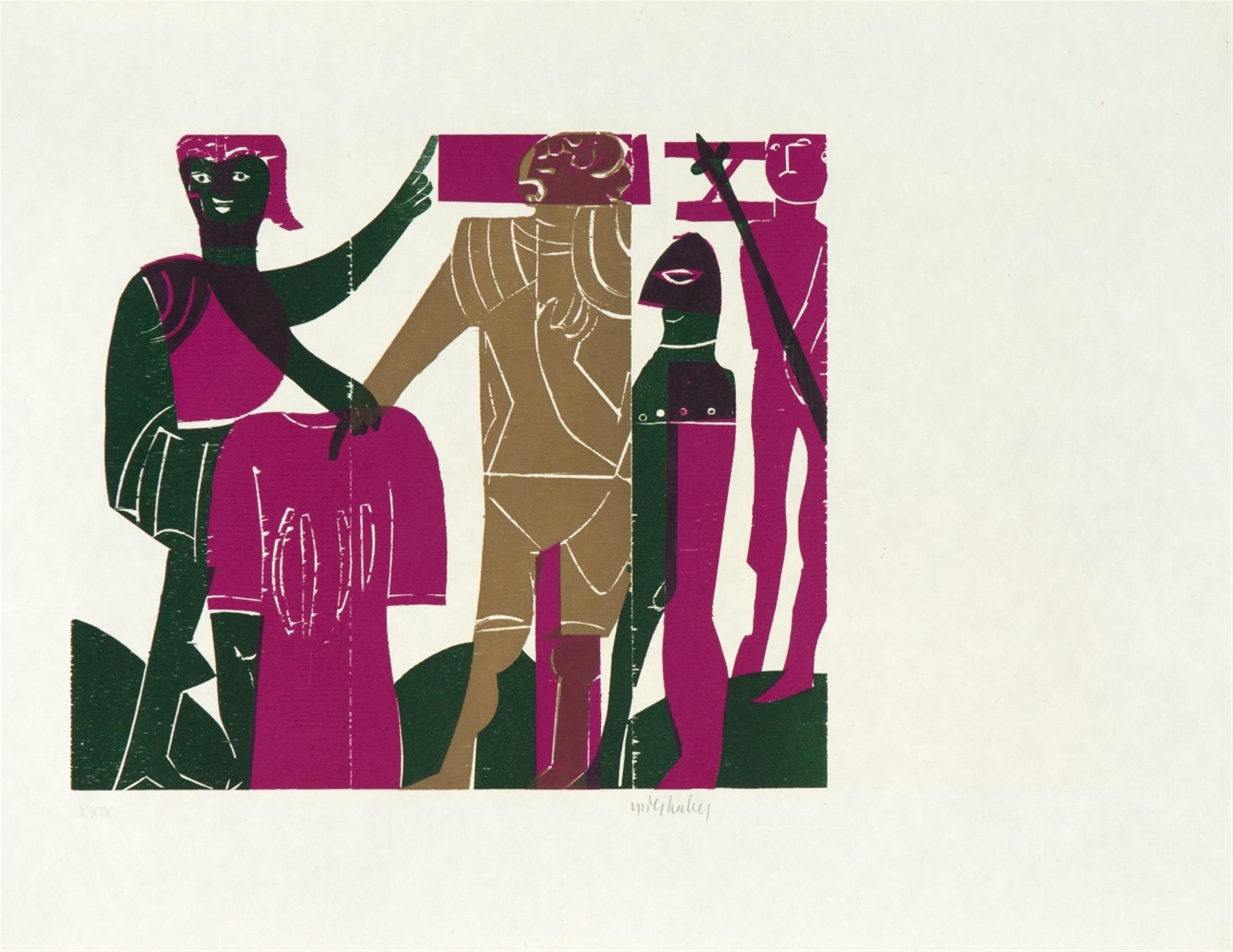 HAP Grieshaber | POLISH WAY OF THE CROSS (1967) | MutualArt