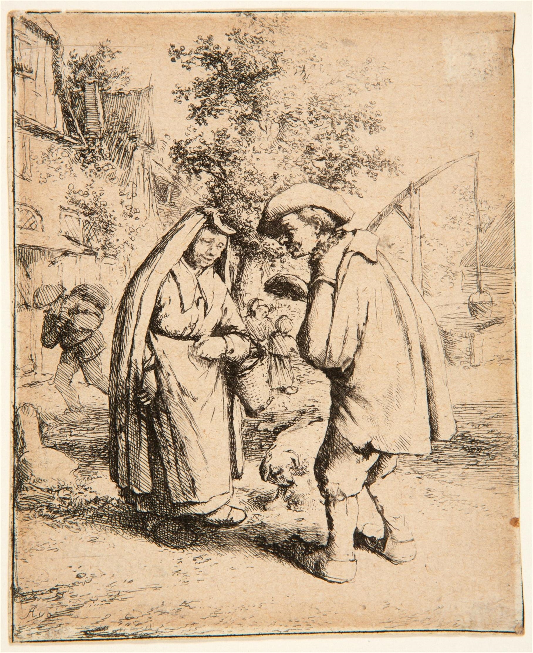 Adriaen Van Ostade | Die Unterhaltung (Circa 1650) | MutualArt