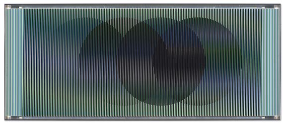 Carlos Cruz-Diez | Chromointerference (Mural Manipulable), Serie Marion ...