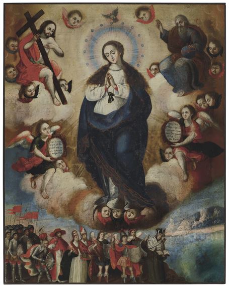 Andean School, 18th Century | Immaculate Conception and the Holy ...
