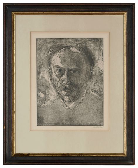 Emil Nolde | E. N. (Selbstporträt) (Self-Portrait) (1908) | MutualArt