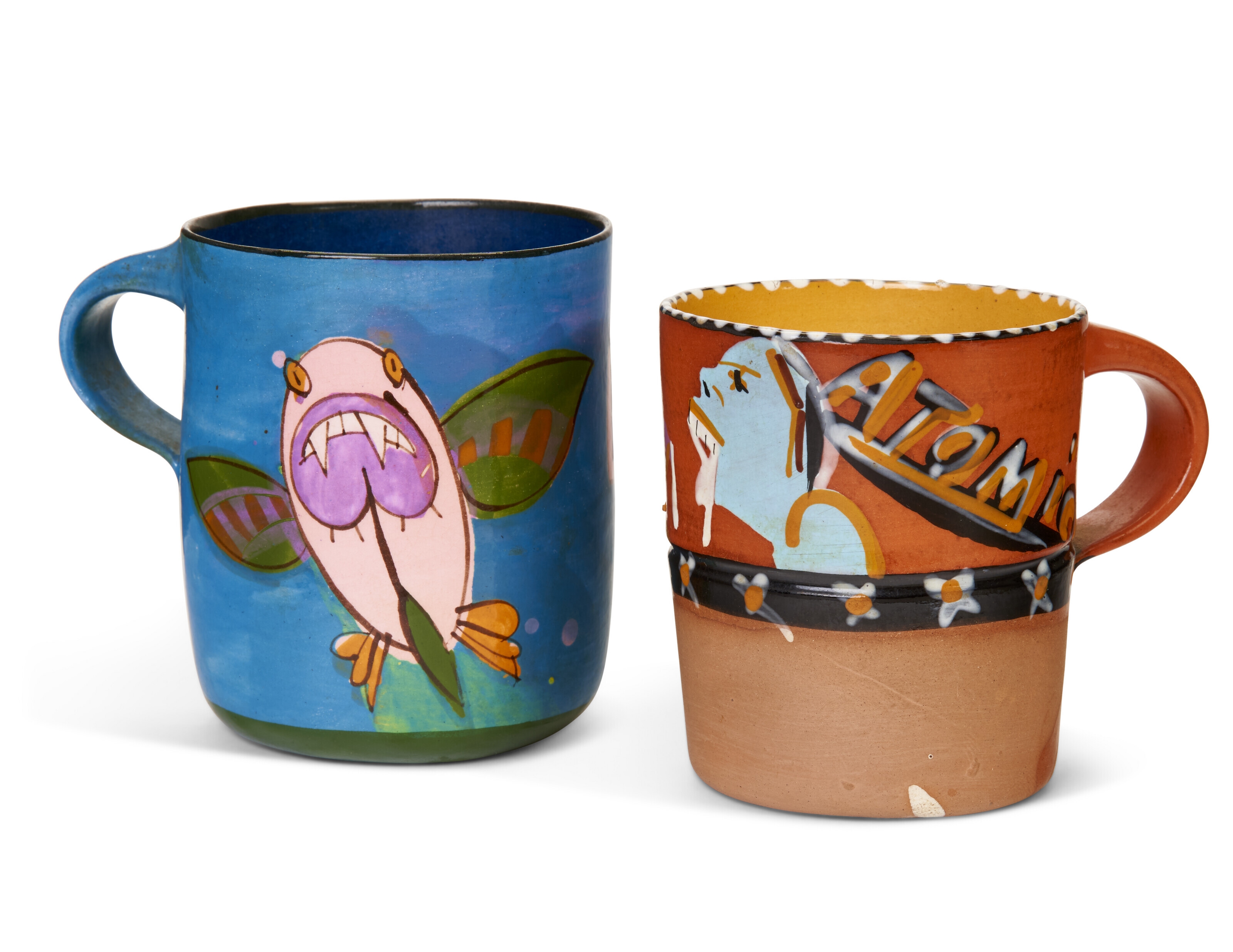 Ken Price | Atomica cup and Tooth Fish cup | MutualArt