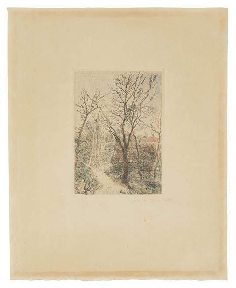 James Ensor | Sentier à Groenendael (Footpath at Groenendael) (1888 ...