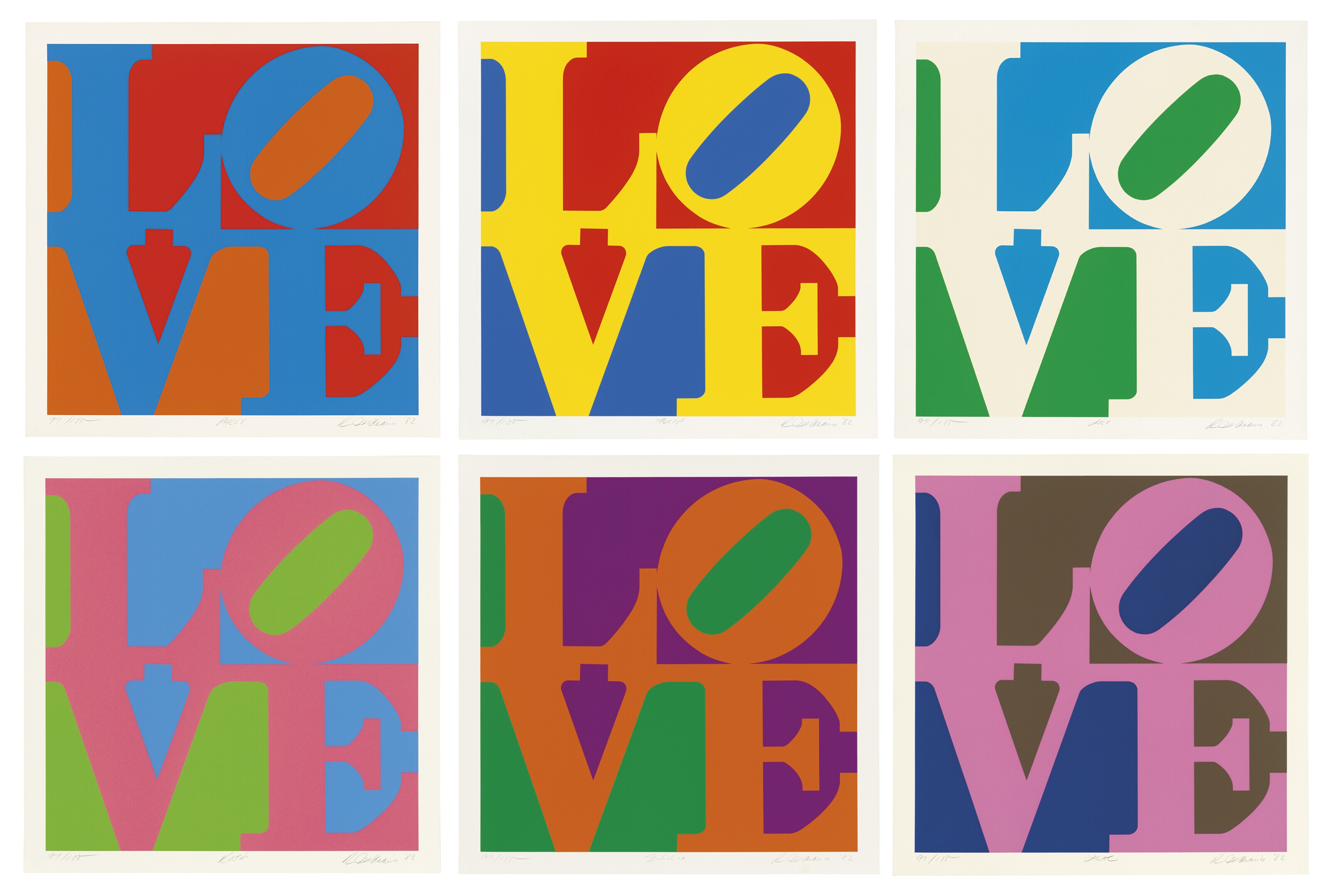 Robert Indiana | The Garden of Love (1982) | MutualArt