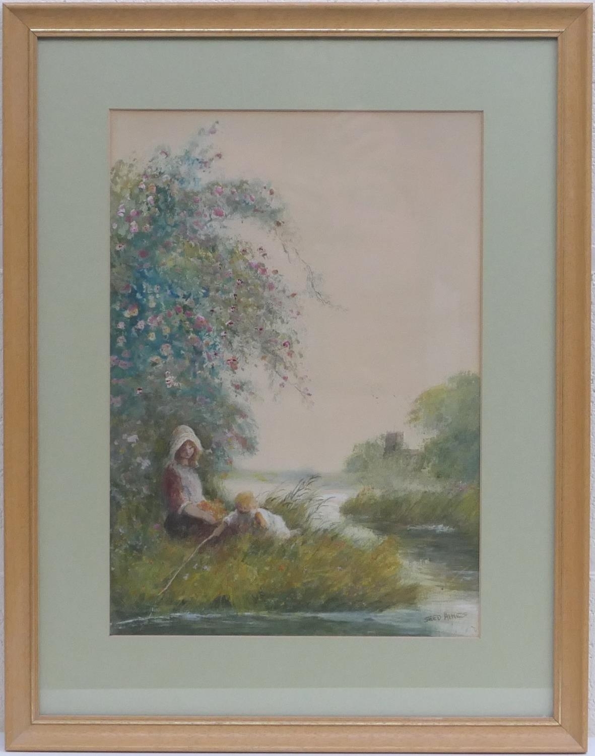 Frederick Hines | First time fishing | MutualArt