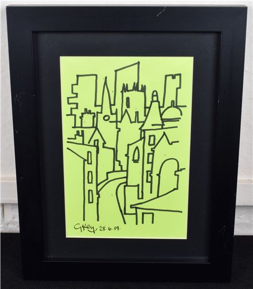 Geoffrey Key | Northern townscape | MutualArt