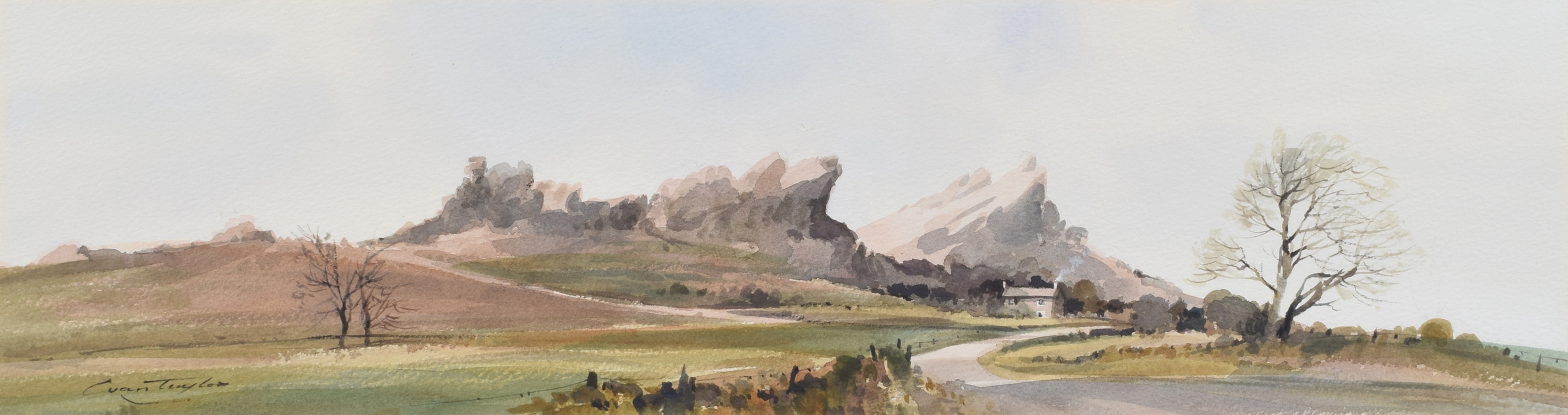 Ivan Taylor | The Road from Leek - The Roaches | MutualArt