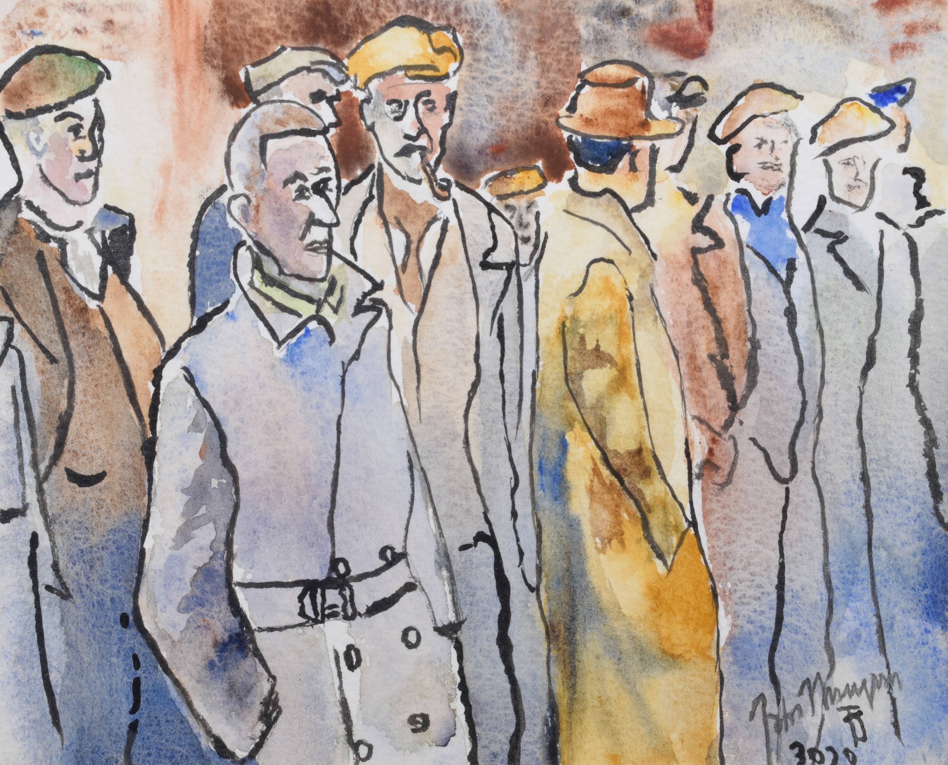 Thompson John | Group Series No 3020 | Compare similar artworks | MutualArt