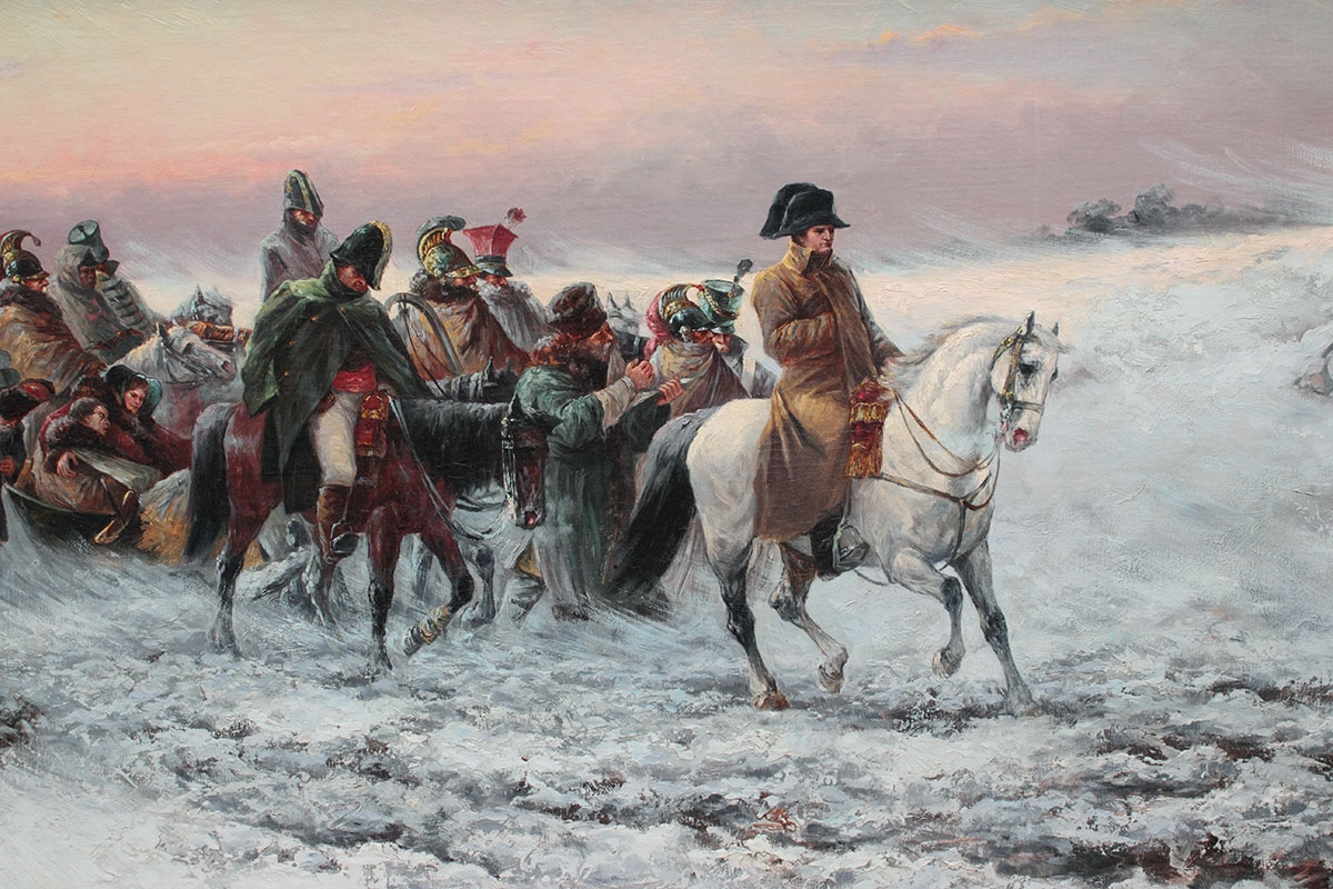 Stoyanov Peter Stoyanovich | Napoleon's retreat from Russia in 1812 ...