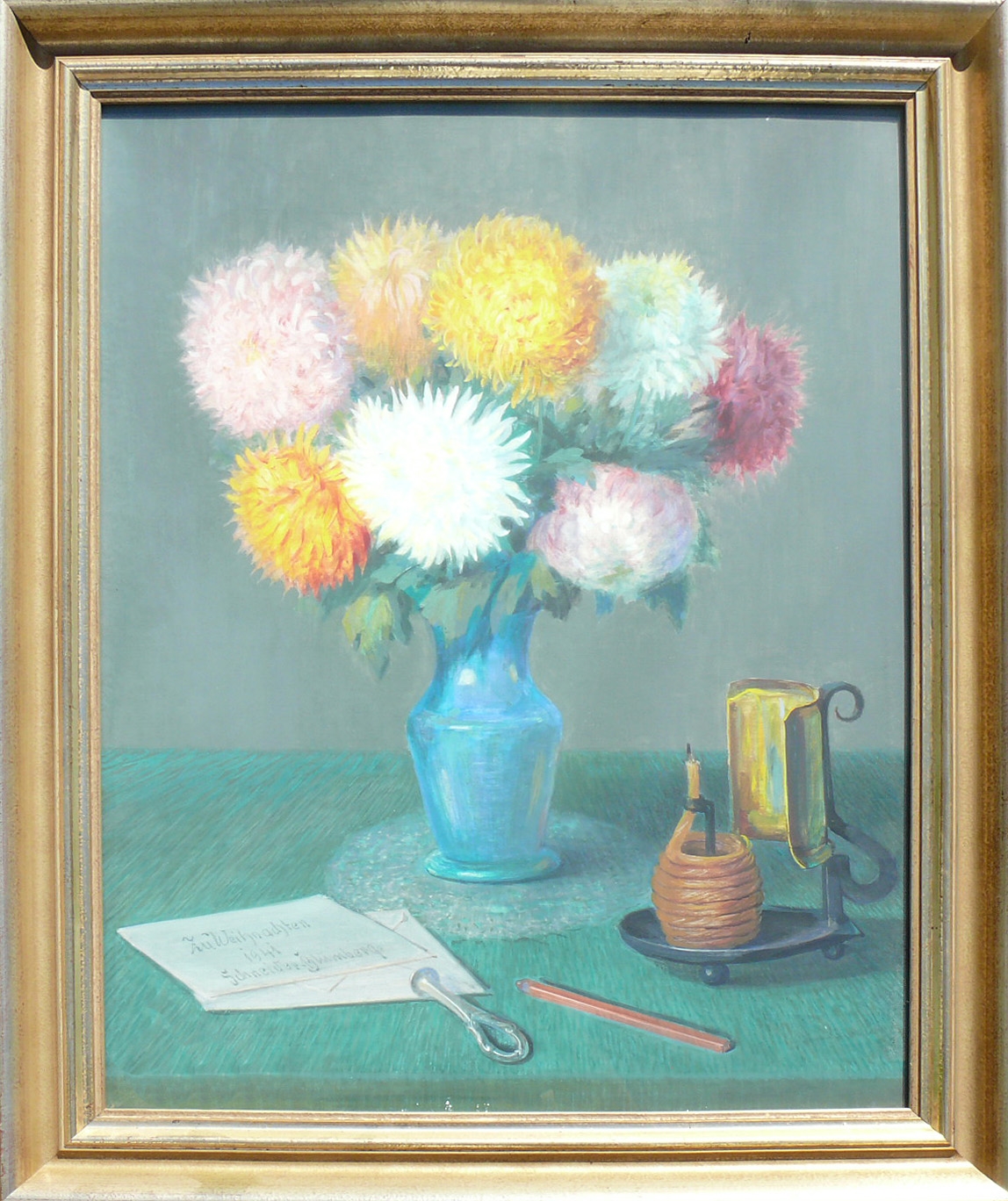 Bernhard Schneider-Blumberg | Blumenstillleben in Vase (1941) | MutualArt
