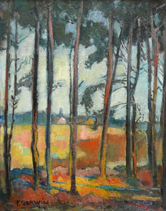 Franz Gerwin | Landschaft (1924) | MutualArt