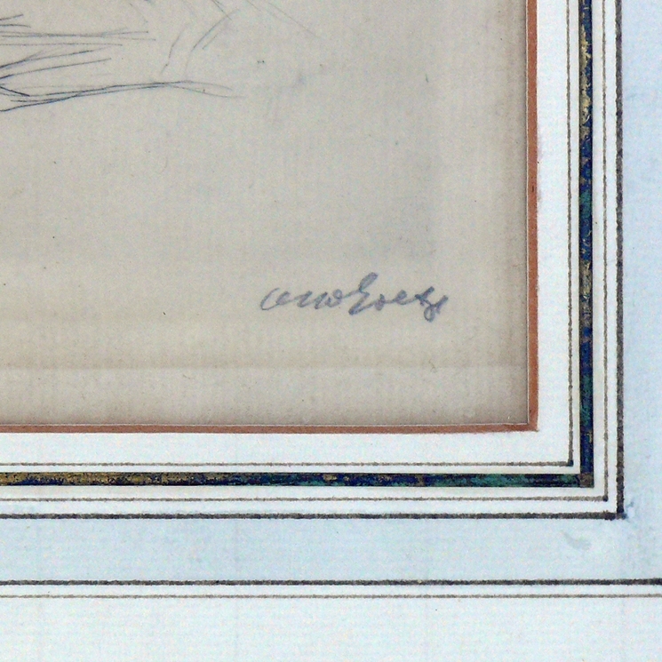 Otto Goetze | Stehender, weiblicher Akt | MutualArt