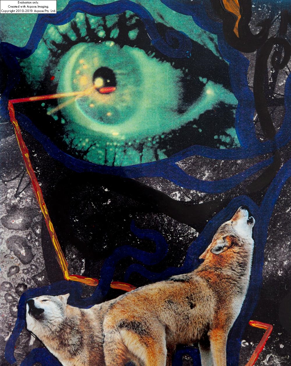 Krzysztof Skarbek | Composition with wolves | MutualArt