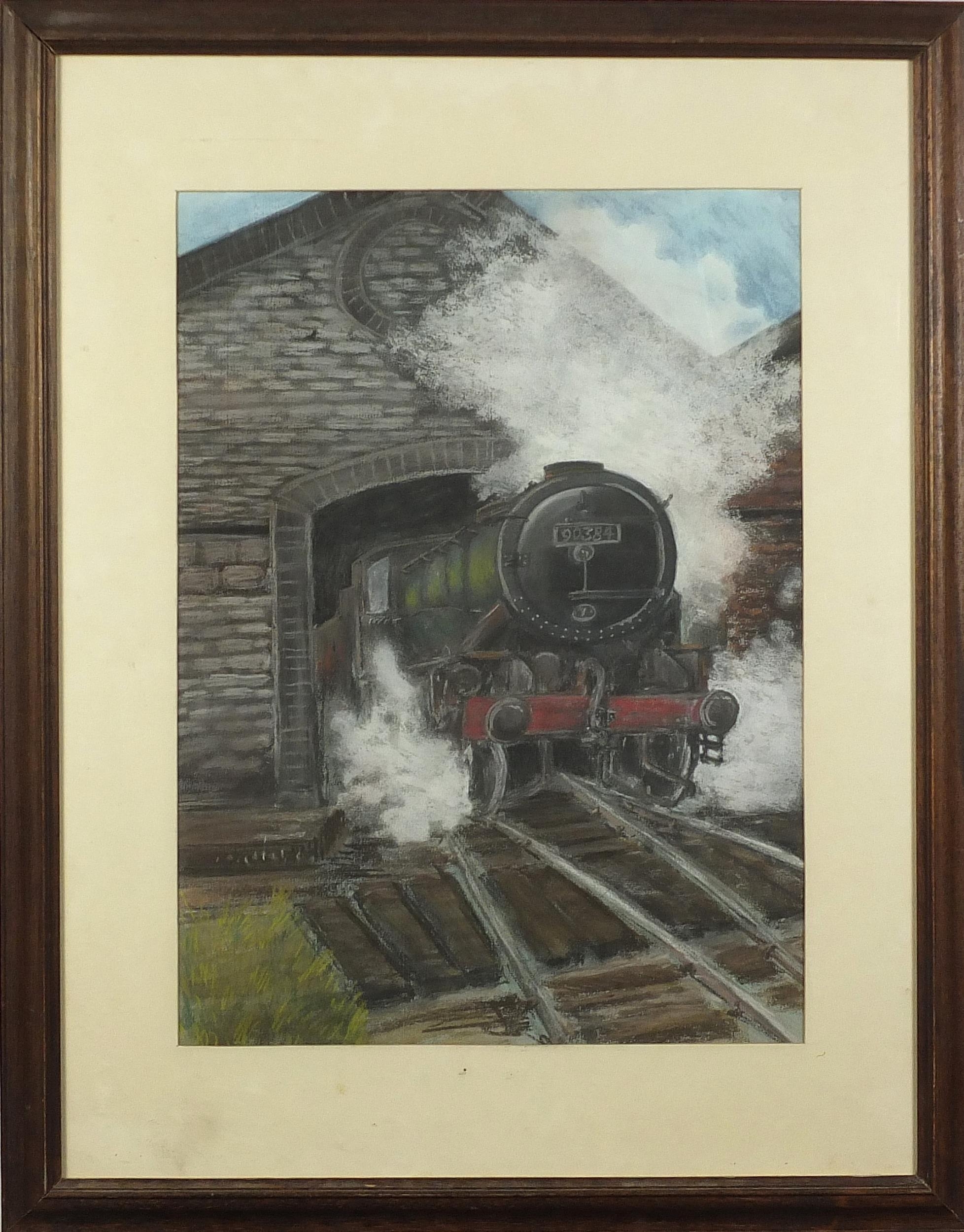 Terence Cuneo | Train emerging from a tunnel | MutualArt