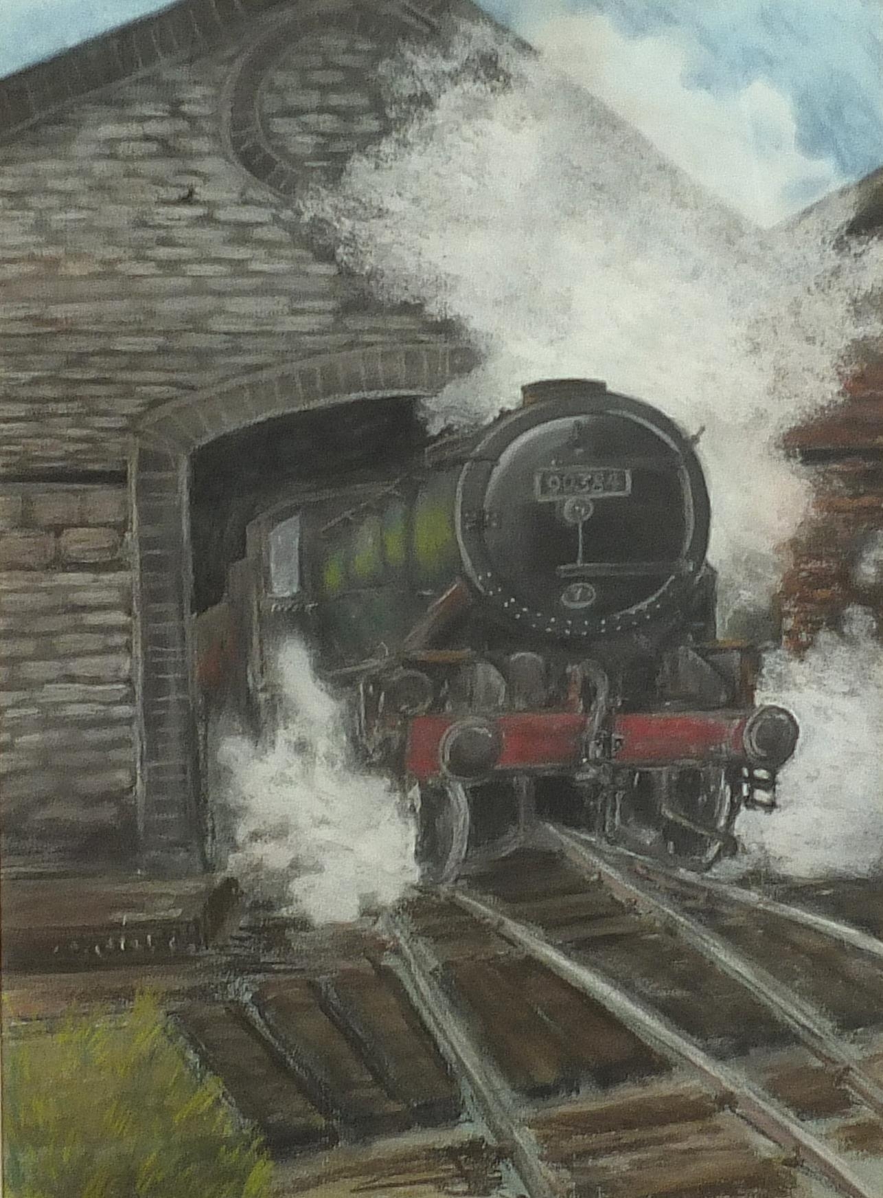 Terence Cuneo | Train emerging from a tunnel | MutualArt