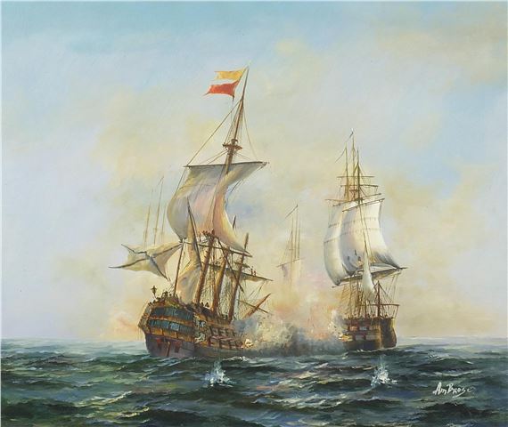 John Ambrose | Warships at sea, naval interest | MutualArt