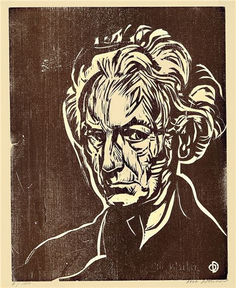 Otto Ditscher | Self-portrait (1984) | MutualArt