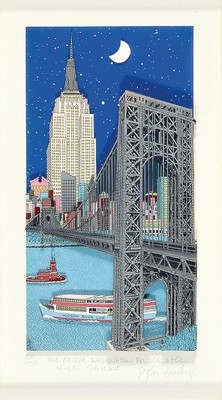 John Suchy | The George Washington Bridge...,,and The Brooklin Bridge ...