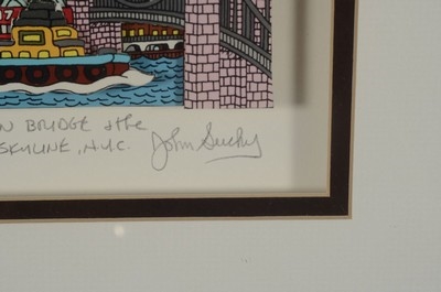 John Suchy | The George Washington Bridge...,,and The Brooklin Bridge ...