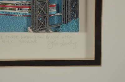 John Suchy | The George Washington Bridge...,,and The Brooklin Bridge ...