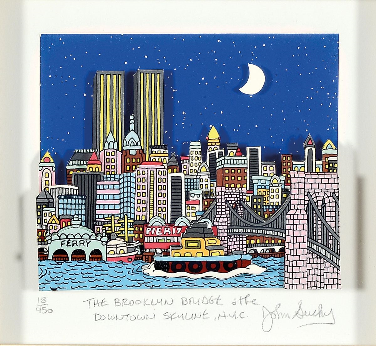 John Suchy | The George Washington Bridge...,,and The Brooklin Bridge ...