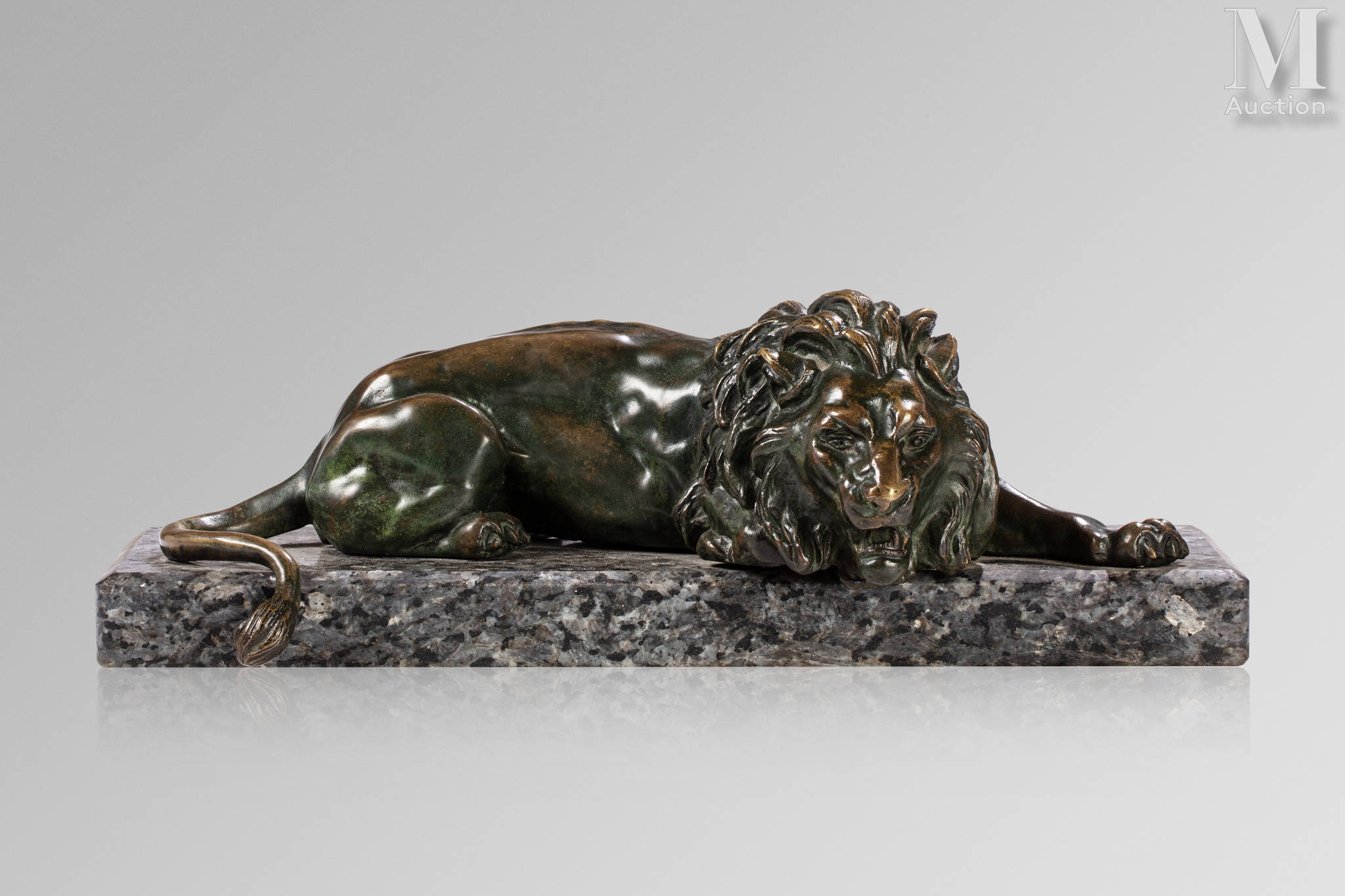 Ernest Justin Ferrand | Laying Lioness | MutualArt