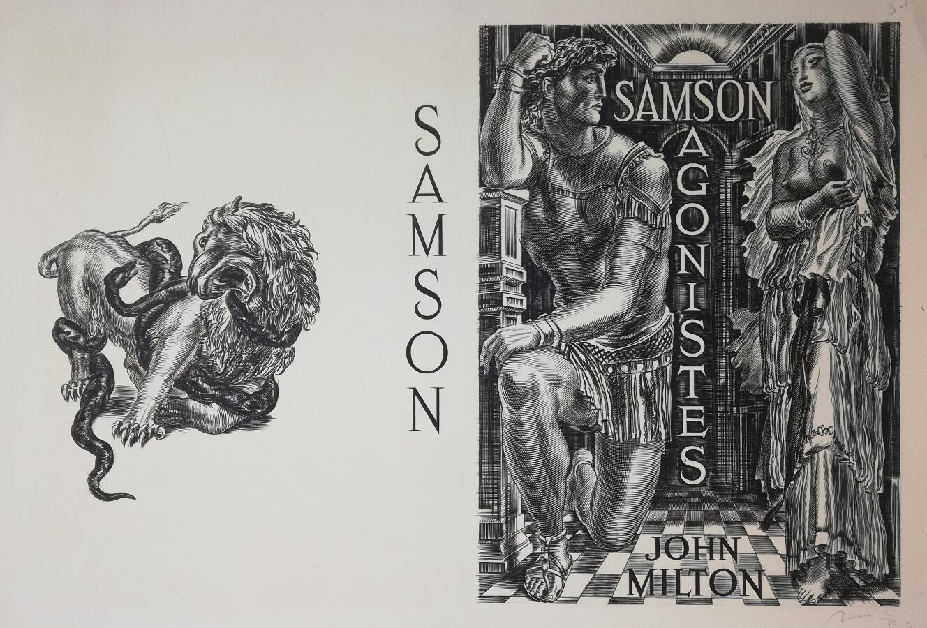 Albert Decaris | Samson - John Milton | MutualArt