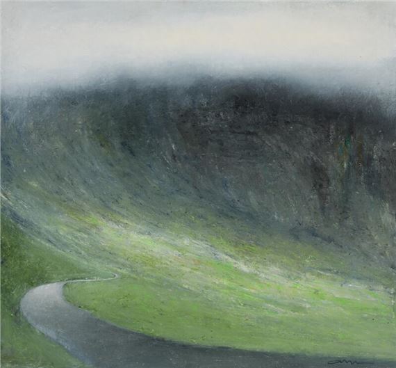 Albert Bertelsen | Fjeld i modlys (1976) | MutualArt