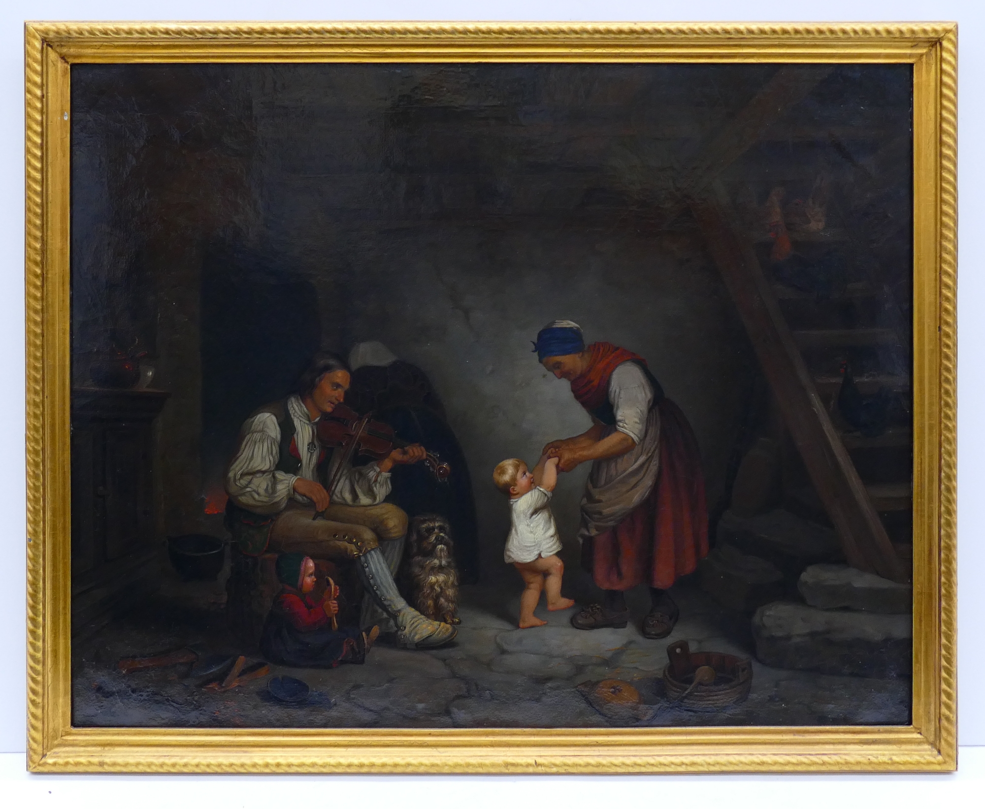 Alfred Provis | Farmhouse Genre Scene | MutualArt