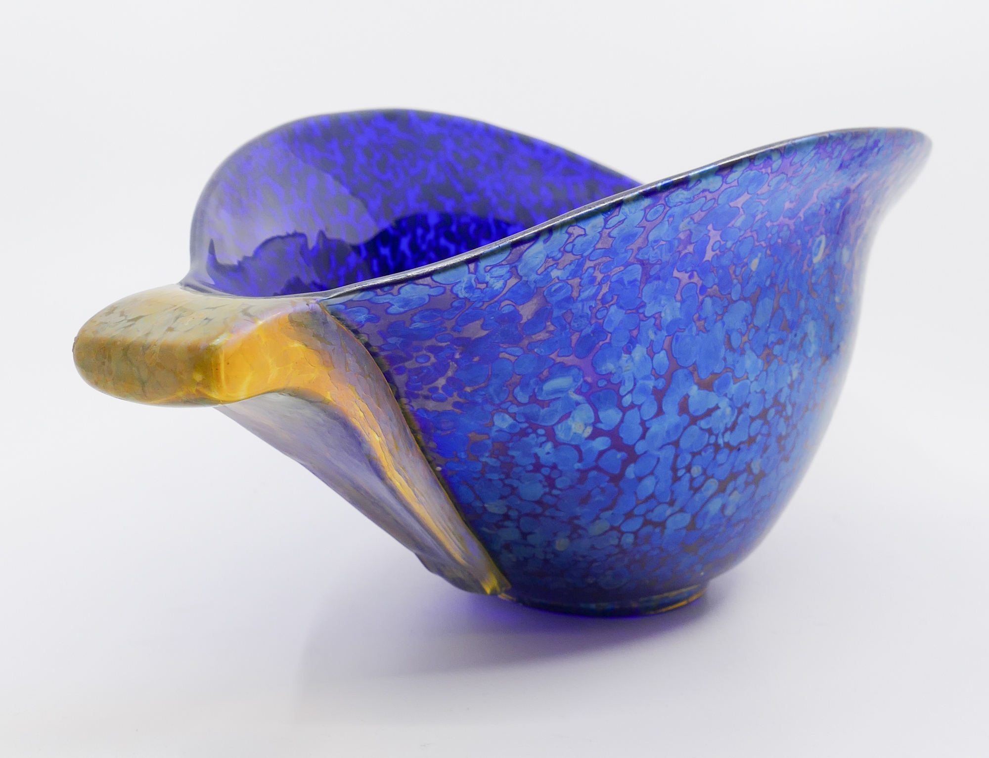 Marie Louise Kirschner | LOETZ PAPILLON PADDLE COBALT GLASS VASE ...