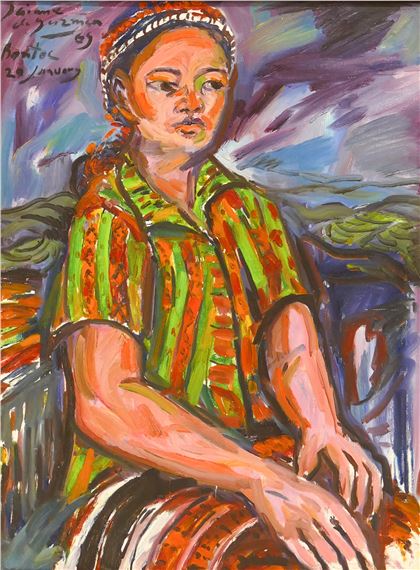 Jaime de Guzman | BONTOC WOMAN (1969) | MutualArt