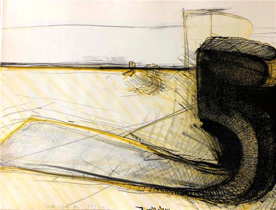 Rolf Iseli | Liegende Funf (1970) | MutualArt