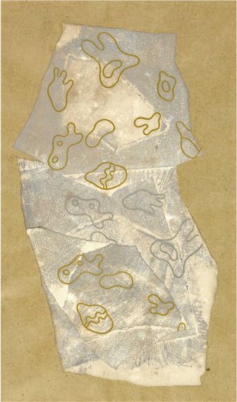 Jean Arp | Collage aux formes standardisées (1946) | MutualArt