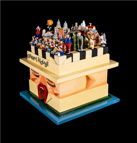 Peter Kingston | Luna Park Chess Set, 'Goofy House' (1970s) | MutualArt