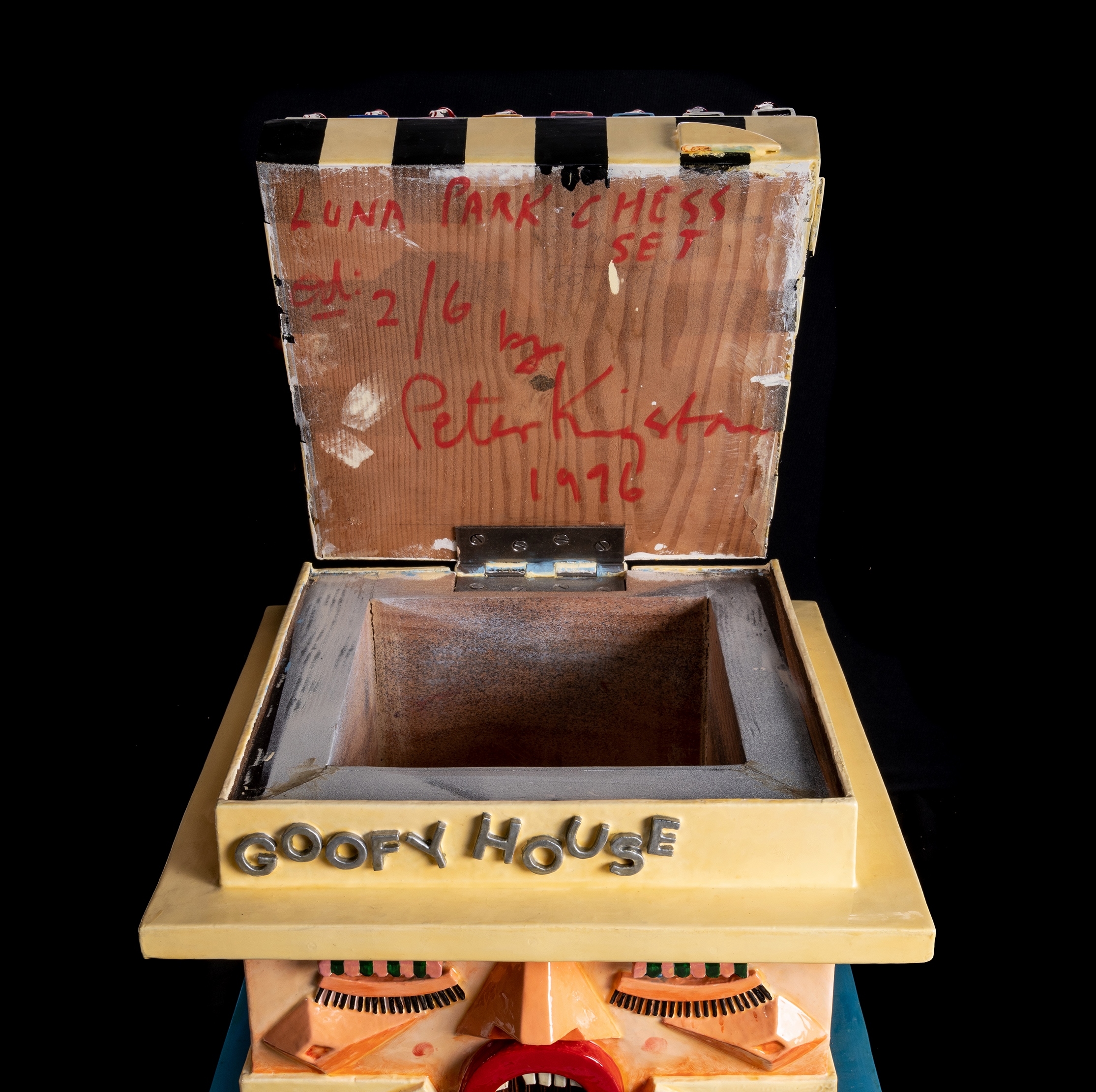 Peter Kingston | Luna Park Chess Set, 'Goofy House' (1970s) | MutualArt