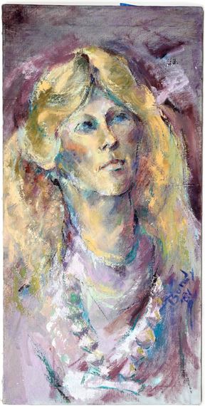 Gus Bundy | Gus Bundy Impressionistic Portrait | MutualArt