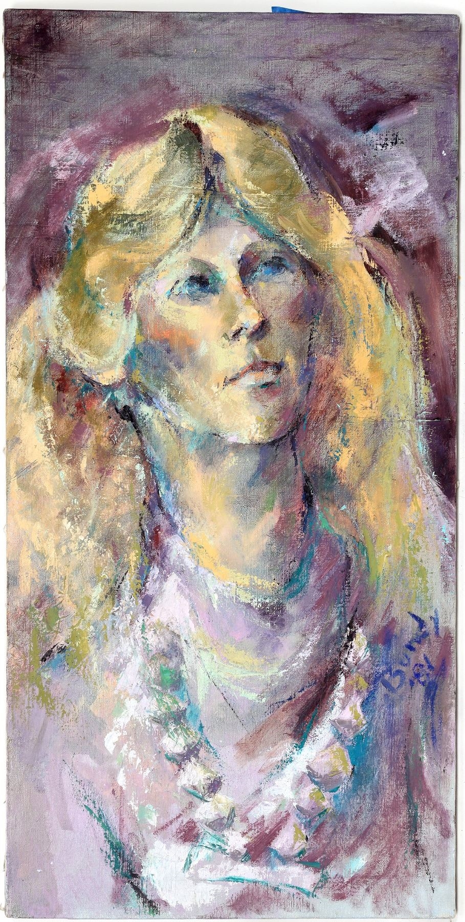 Gus Bundy | Gus Bundy Impressionistic Portrait | MutualArt