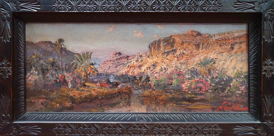 Maxime Noire | Paysage d'oued animé (1861) | MutualArt